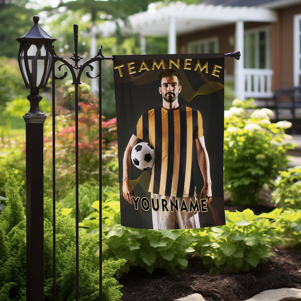 Personalized Soccer Team Name Photo Garden Flag – FanCustom