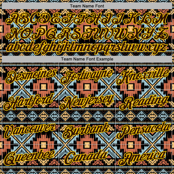 Fan Custom 3D Pattern Design Tribal Ethnic Native American Sports ...