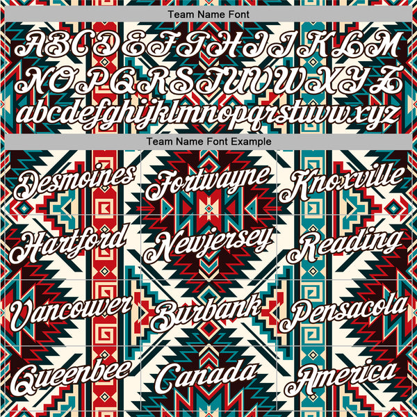 Fan Custom 3D Pattern Design Tribal Ethnic Native American Sports ...