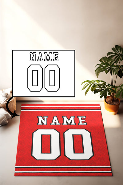 Personalized Team Name Number carpet – FanCustom
