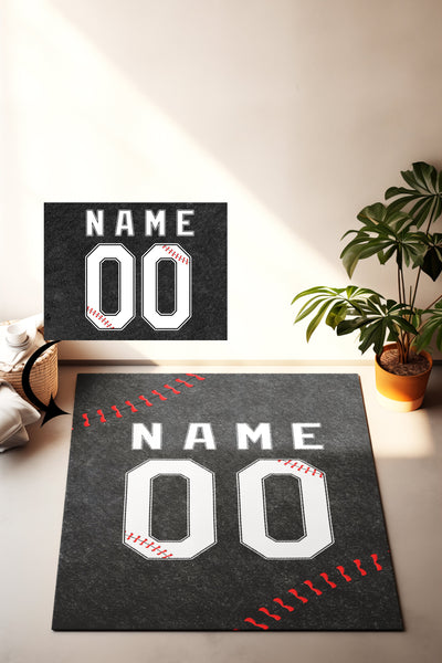 Personalized Name Number carpet – FanCustom