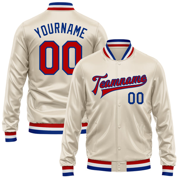 Fan Custom Faux Leather Jacket Bomber Full-Snap Varsity Faux Leather ...