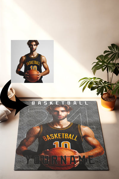 Personalized Basketball Team Name Photo carpet – FanCustom