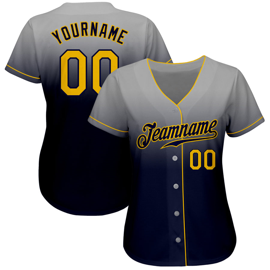 Custom Made Baseball Fade Fashion Jerseys - Cheap Design Team Baseball ...