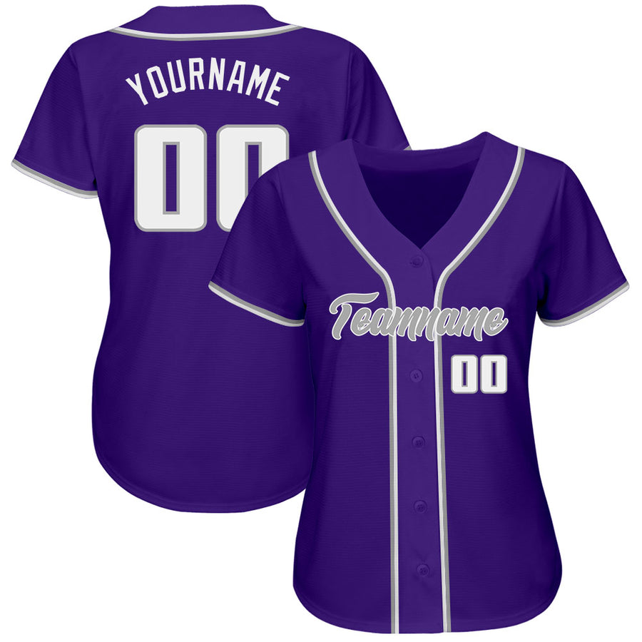 Custom Purple Baseball Jerseys - Make Authentic Team Purple Baseball ...